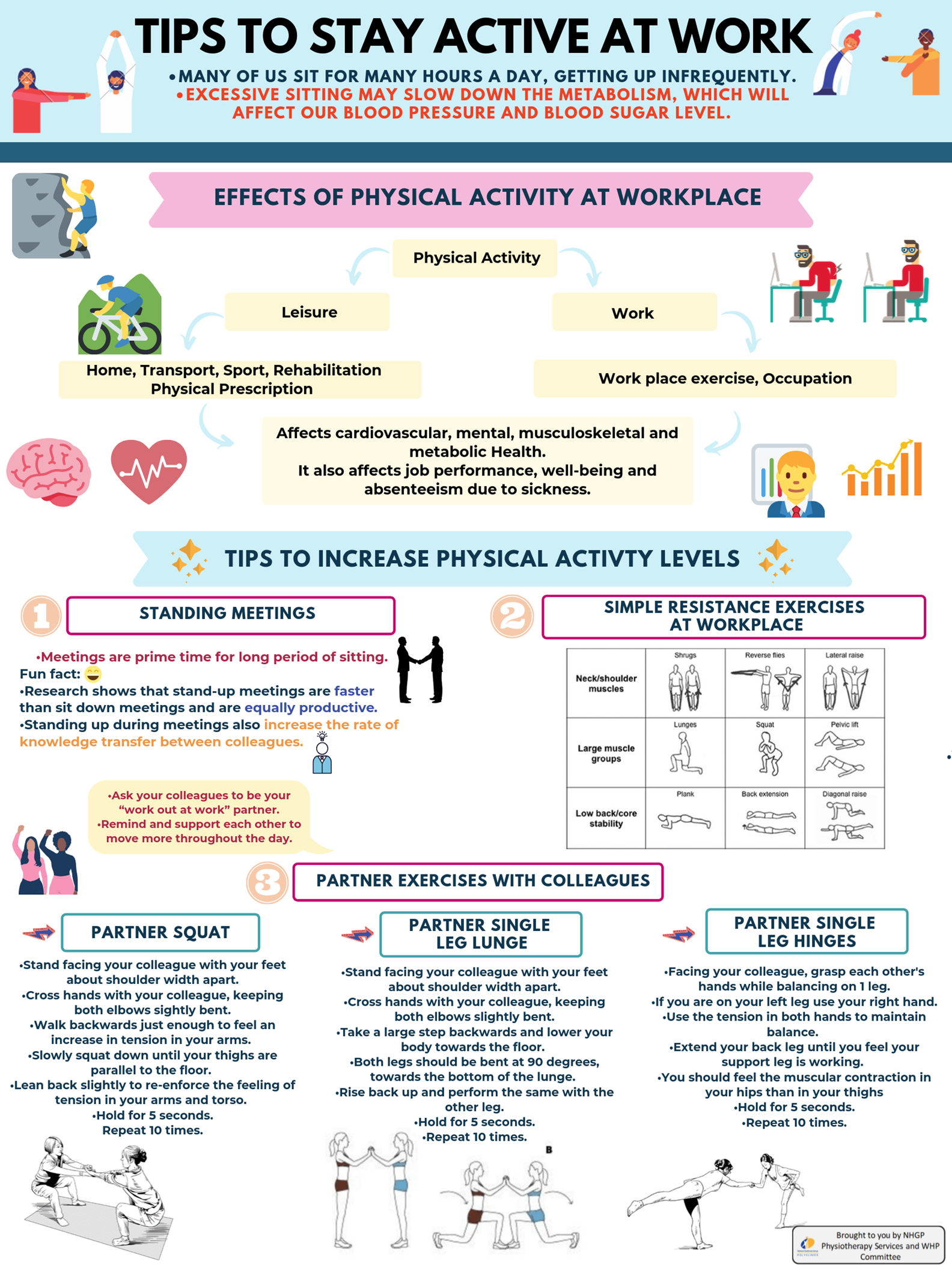 NHG Pharmacy Online-Tips to Stay Active at Work!